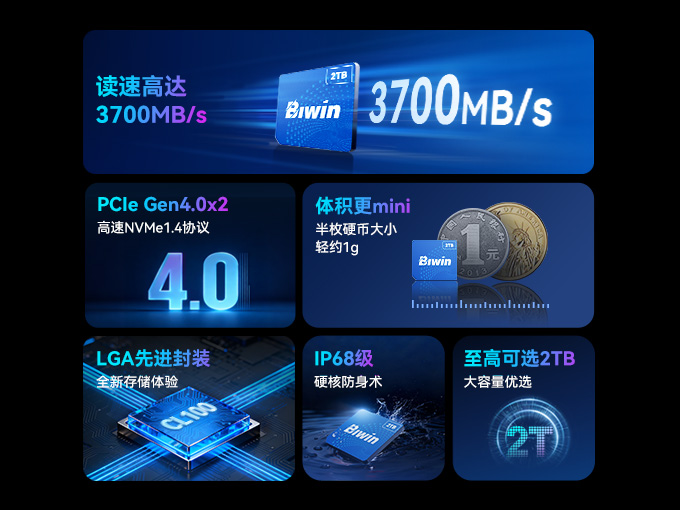 佰维Biwin CL100 Mini SSD